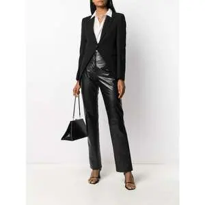 ANN DEMEULEMEESTER Cotton-wool Blend Peak Lapel Jacket