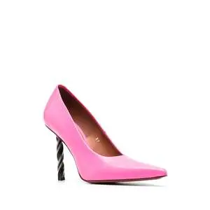 Vetements Hot Leather Pointed Toe High Heel Pumps