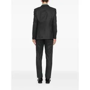 Tagliatore Grey Suits Single Breasted Suits - Gray