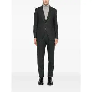 Tagliatore Grey Suits Single Breasted Suits - Gray