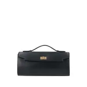 ANYA HINDMARCH Leather Clutch Bag - Black