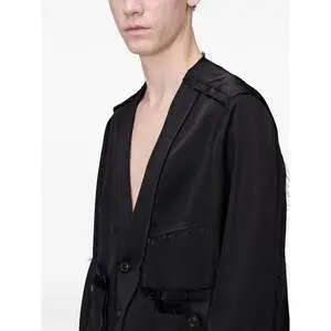 MAISON MARGIELA V-neck Viscose Blazer