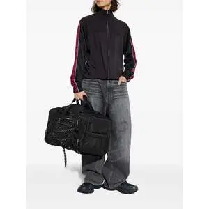 Balenciaga Grey Denim Wide-leg Jeans - Gray
