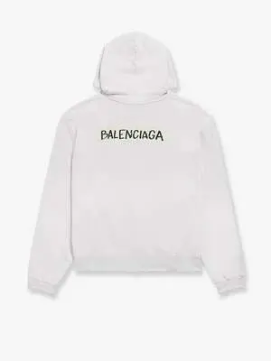 Balenciaga Oversized Zip-up Hoodie - Multicolor