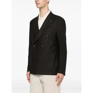Tagliatore Double-breasted Peak Lapel Blazer