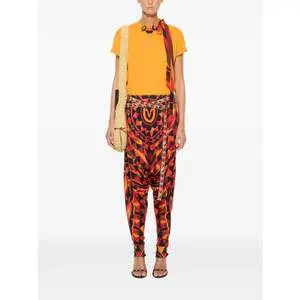 Emilio Pucci Tapered Viscose Jersey Trousers