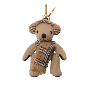 Burberry Check Scarf Teddy Bear Charm
