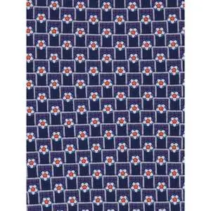 FERRAGAMO Navy Football Motif Neck Tie