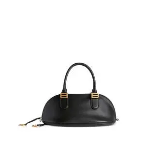 Balenciaga Calf Leather Bolero Bag - Black