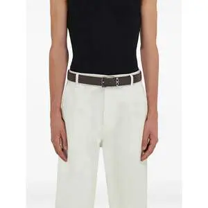 FERRAGAMO Calfskin Belt With Buckle Fastening