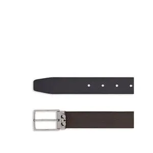 FERRAGAMO Calfskin Belt With Buckle Fastening - Brown