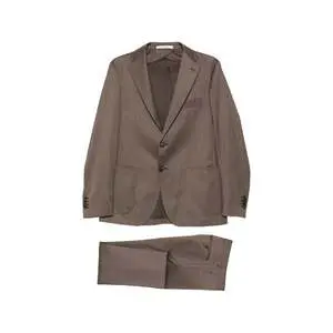 Tagliatore Suits Single Breasted Suits - Brown