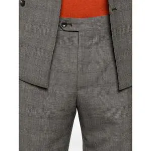 Tagliatore Grey Suits Double Breasted Suits - Gray