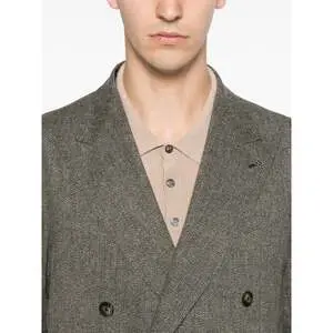 Tagliatore Grey Suits Double Breasted Suits