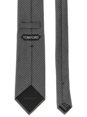 TOM FORD Silk Neck Tie - Gray