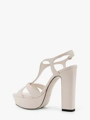 JIMMY CHOO Késia Leather Platform Sandals - Multicolor
