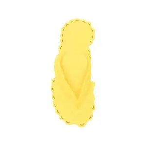 Zimmermann Thong Strap Flat Sole Slip-on Slides - Yellow