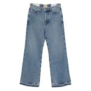 GALLERY DEPT. Denim Frayed Hem Jeans - Blue
