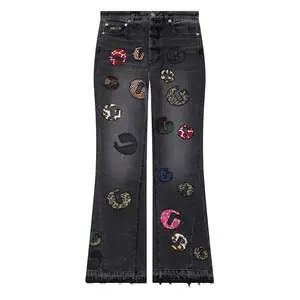 Gallery Dept. Black Wash Bottoms For Men