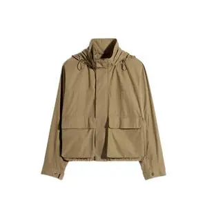LEMAIRE Hooded Jacket With Button Fastening - Cream