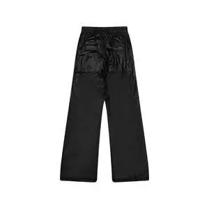 Rick Owens Wide-leg Trousers With Side Snap Buttons - Black