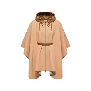 Moncler Beige Bow Detail Cape