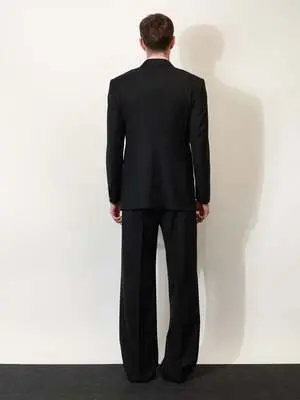Dolce & Gabbana Double-breasted Virgin Wool Blazer - Multicolor