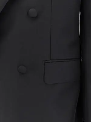 Dolce & Gabbana Double-breasted Virgin Wool Blazer