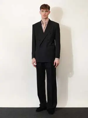 Dolce & Gabbana Double-breasted Virgin Wool Blazer - Multicolor