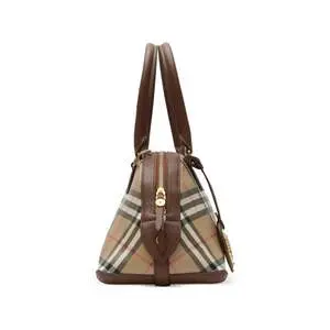 Burberry Grainy Calf Leather Vanity Case - Brown