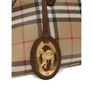 Burberry Grainy Calf Leather Vanity Case - Brown