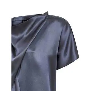 Giorgio Armani Draped Silk Blouse