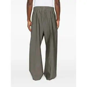 Fear Of God Grey Wool Blend Wide-leg Trousers