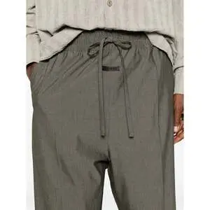 Fear Of God Grey Wool Blend Wide-leg Trousers