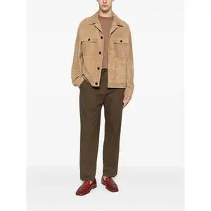 Zegna Neutrals Jackets Shirt Jackets - Cream