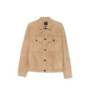 Zegna Neutrals Jackets Shirt Jackets