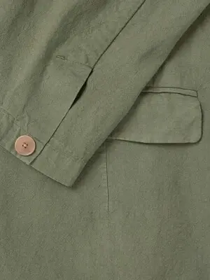 Folk Lunar Linen And Cotton-blend Suit Jacket