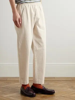 Folk Drawcord Assembly Straight-leg Trousers