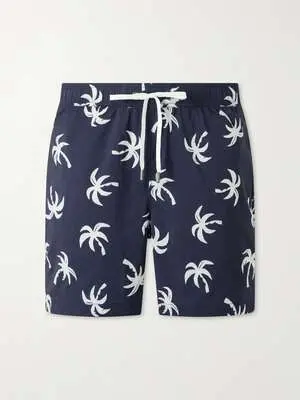Onia Charles Straight-leg Printed Swim Shorts