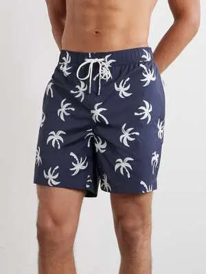 Onia Charles Straight-leg Printed Swim Shorts