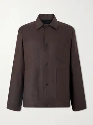 Rag & Bone Calder Linen Jacket - Brown