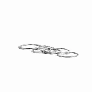 SILVER MOON Eterna Sterling Band Ring