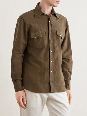 J. MUESER Cotton Western Shirt