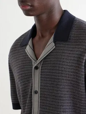 Rag & Bone Camp-collar Cotton-blend Shirt