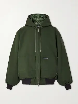 Canada Goose Beaumont Cotton-canvas Hooded Jacket - Green