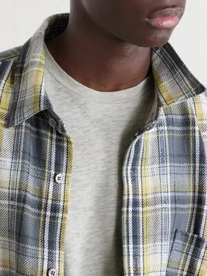 Sunspel Cotton And Linen-blend T-shirt - Neutrals