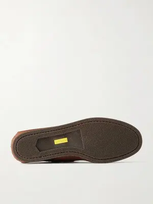 YUKETEN Italian Blucher Leather Boat Shoes