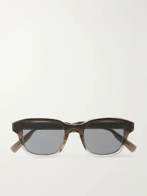 Dior Square Frame Acetate Sunglasses - Brown