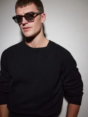 Dior Geometric Acetate Sunglasses - Brown