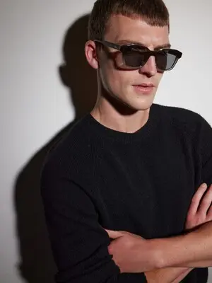Dior Geometric Acetate Sunglasses - Brown